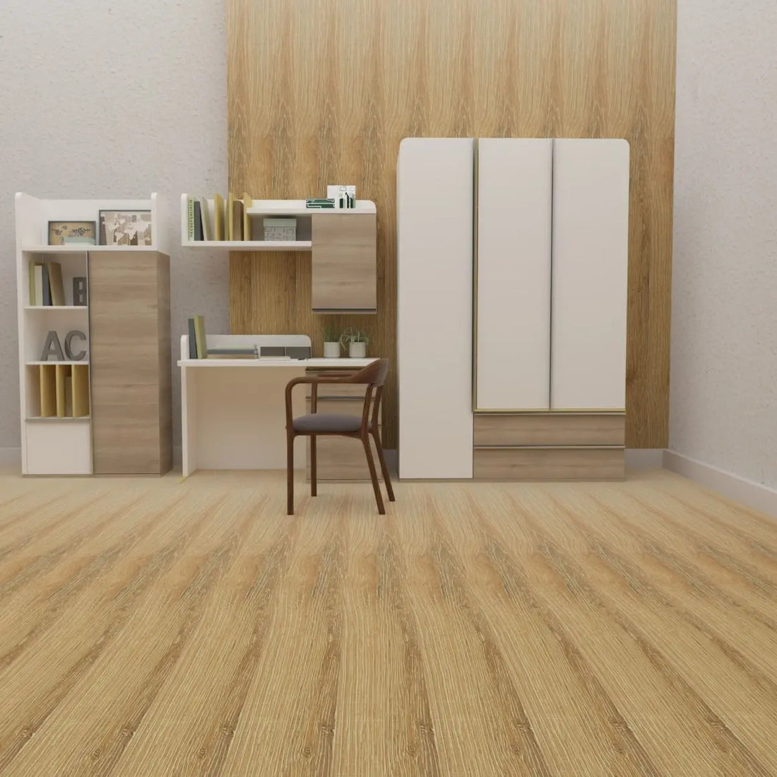 Knoty Oak Golden Matt 20cm x 120cm Wood Effect Tile